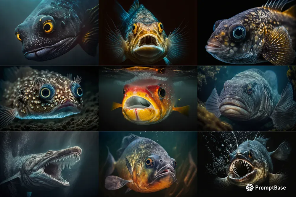 Deep Sea Creature Photography Midjourney Prompt | PromptBase