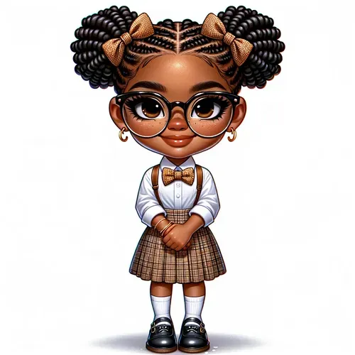 Chibi Girls In Uniforms App | PromptBase