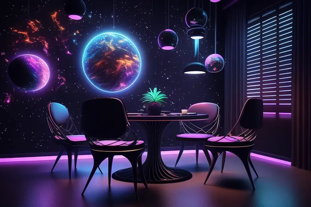 Lofi Space Rooms Midjourney Prompt | PromptBase