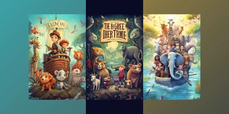 3D Kids Pixar Book Covers Midjourney Prompt | PromptBase