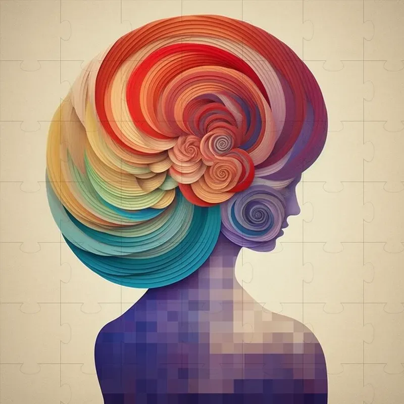 Fibonacci Sequence Art Midjourney Prompt | PromptBase