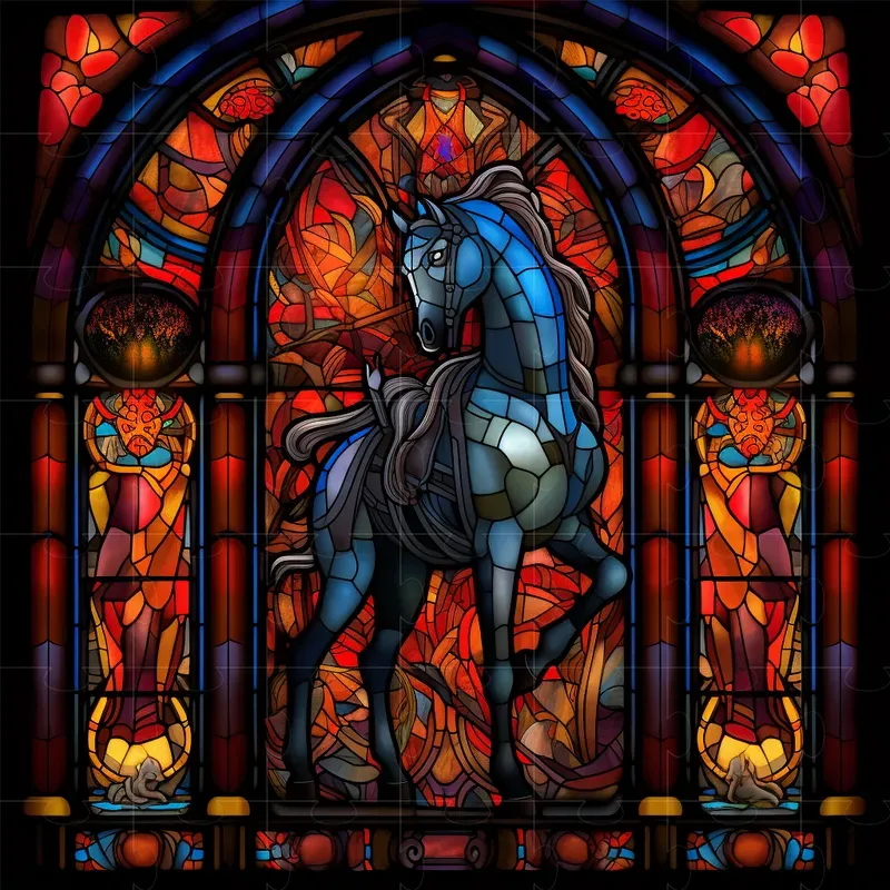 Stained Glass Creatures Midjourney Prompt | PromptBase