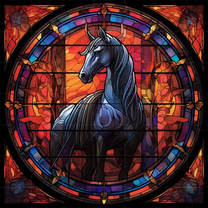 Stained Glass Creatures Midjourney Prompt | PromptBase