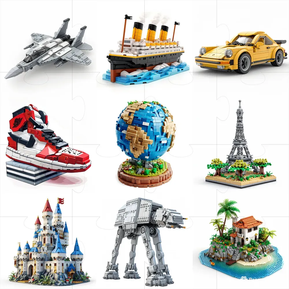 Lego Builds Midjourney Prompt | PromptBase