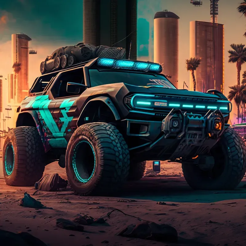 Cyber Punk Cars By Make And Models Prompt | PromptBase