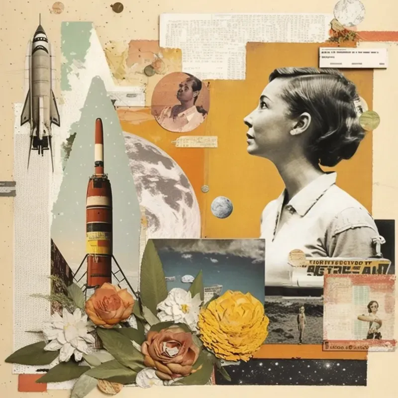 Classic Aesthetics Collages Midjourney Prompt | PromptBase