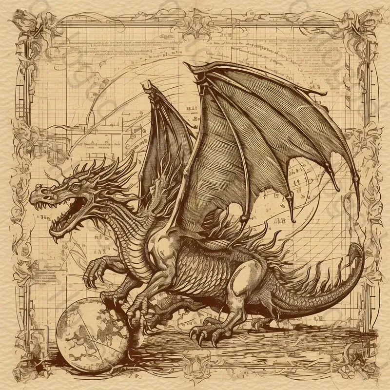 Medieval Cross-hatching Images Midjourney Prompt | PromptBase