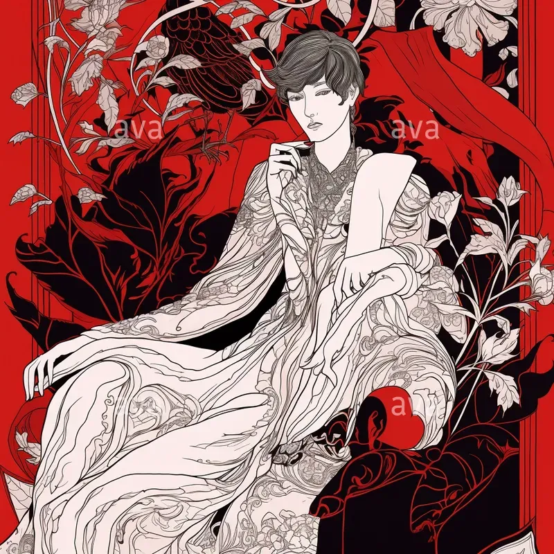 Decadence Illustrations Midjourney Prompt | PromptBase