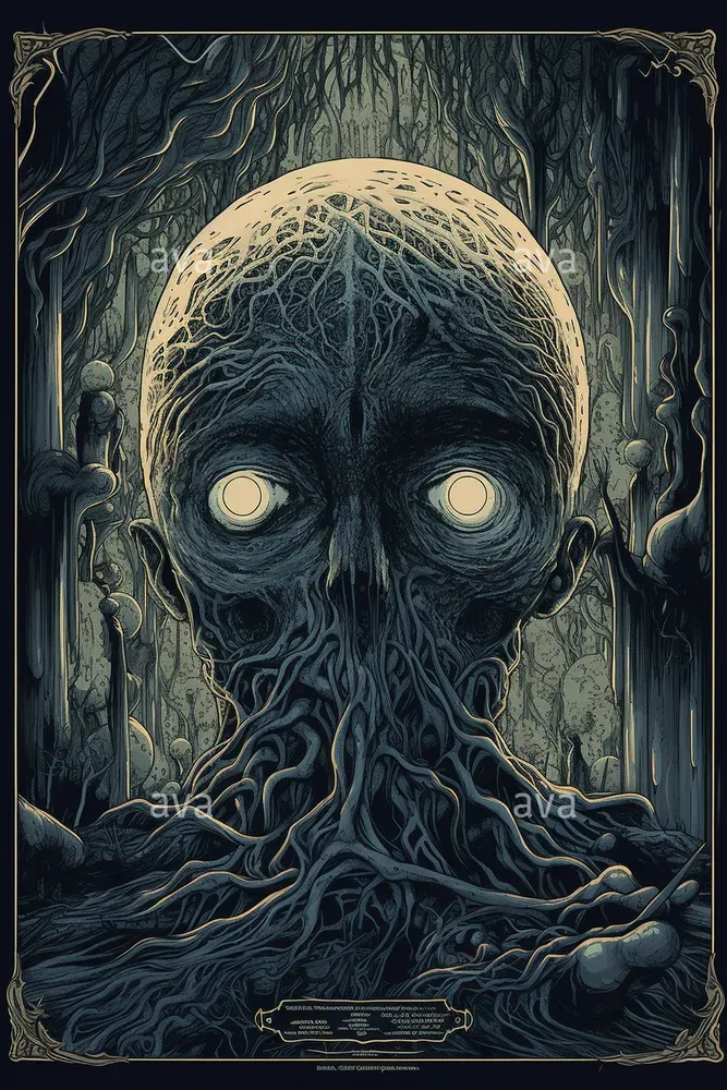 Creepy Posters Midjourney Prompt | PromptBase