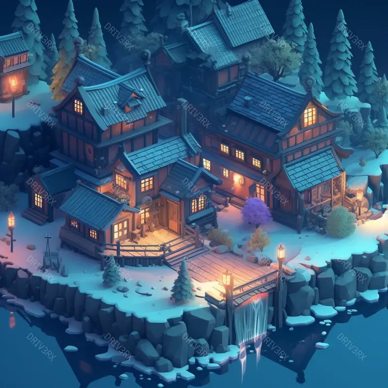 3D Isometric Game Levels Midjourney Prompt | PromptBase