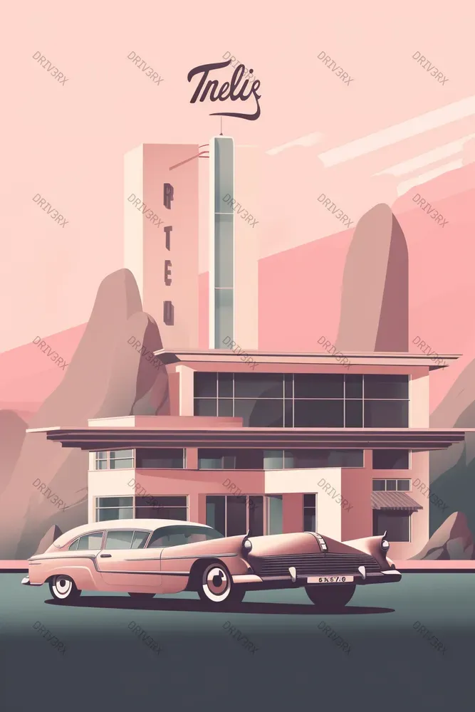 Vintage Minimalist Posters Midjourney Prompt | PromptBase