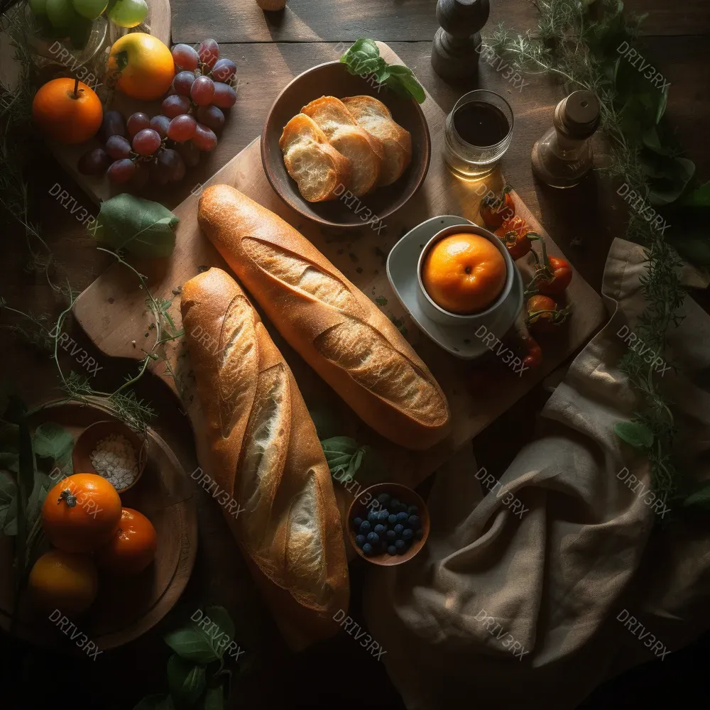 Overhead Food Photography Presets Midjourney Prompt | PromptBase