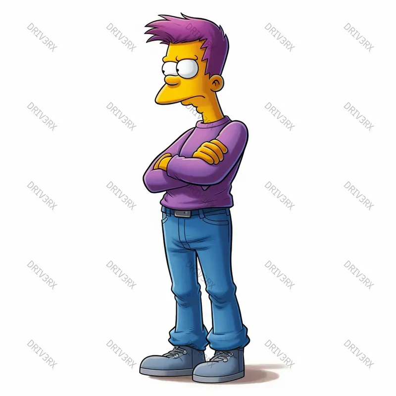 Custom Simpson Characters Midjourney Prompt | PromptBase