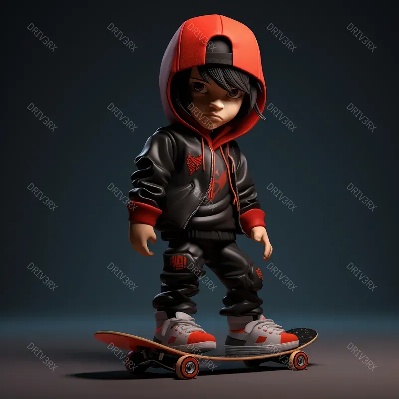 Hiphop Chibi 3D Characters Midjourney Prompt | PromptBase