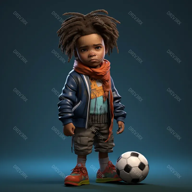 Hiphop Chibi 3D Characters Midjourney Prompt | PromptBase