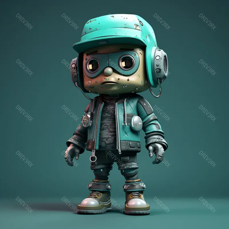 Hiphop Chibi 3D Characters Midjourney Prompt | PromptBase