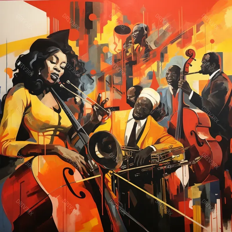 Vibrant Afrocaribbean Artworks Midjourney Prompt | PromptBase