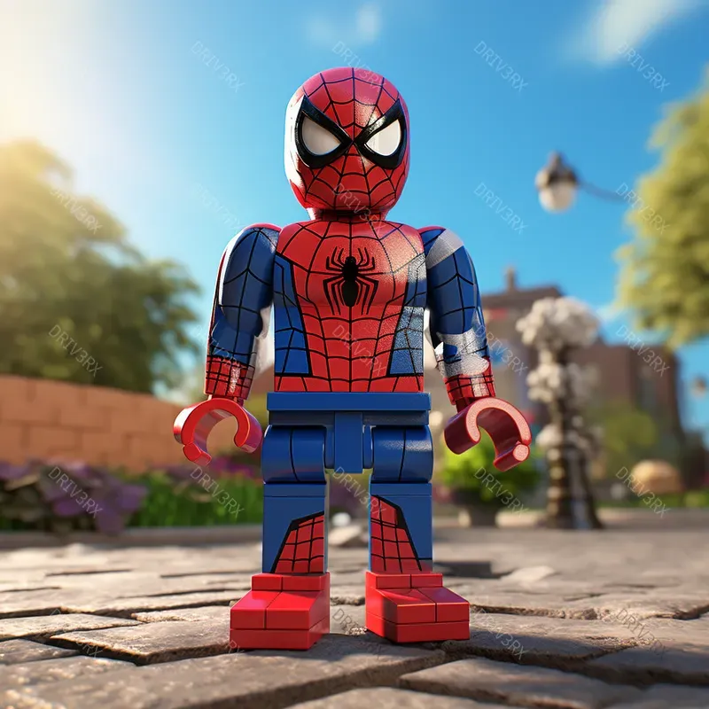 Realistic Lego Heroes Midjourney Prompt | PromptBase