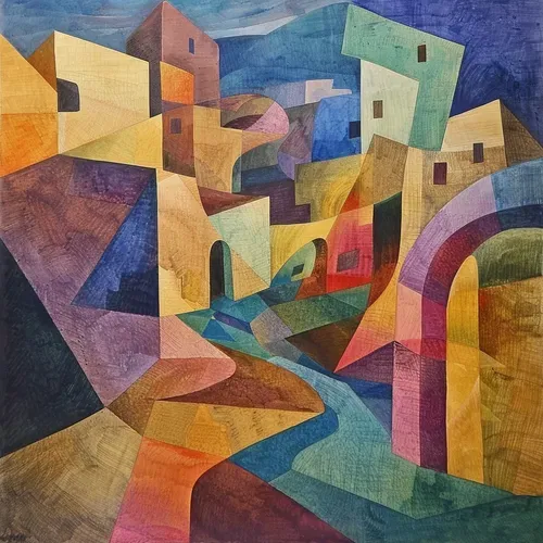 Cubism Oil Paintings App | PromptBase