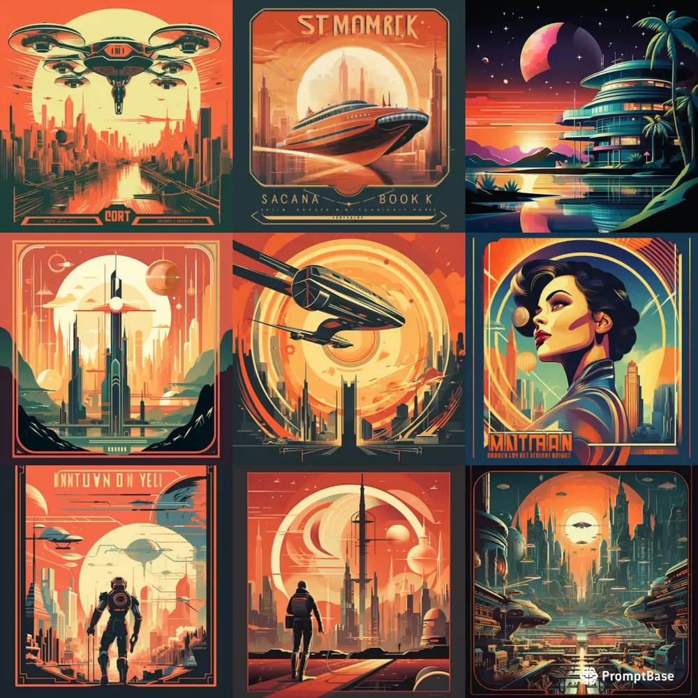 Vintage Cyberpunk Posters Midjourney Prompt | PromptBase