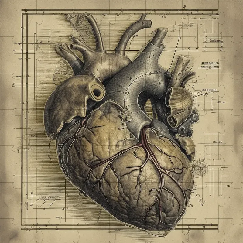 Human Anatomy Digital Art Illustrations Midjourney Prompt | PromptBase