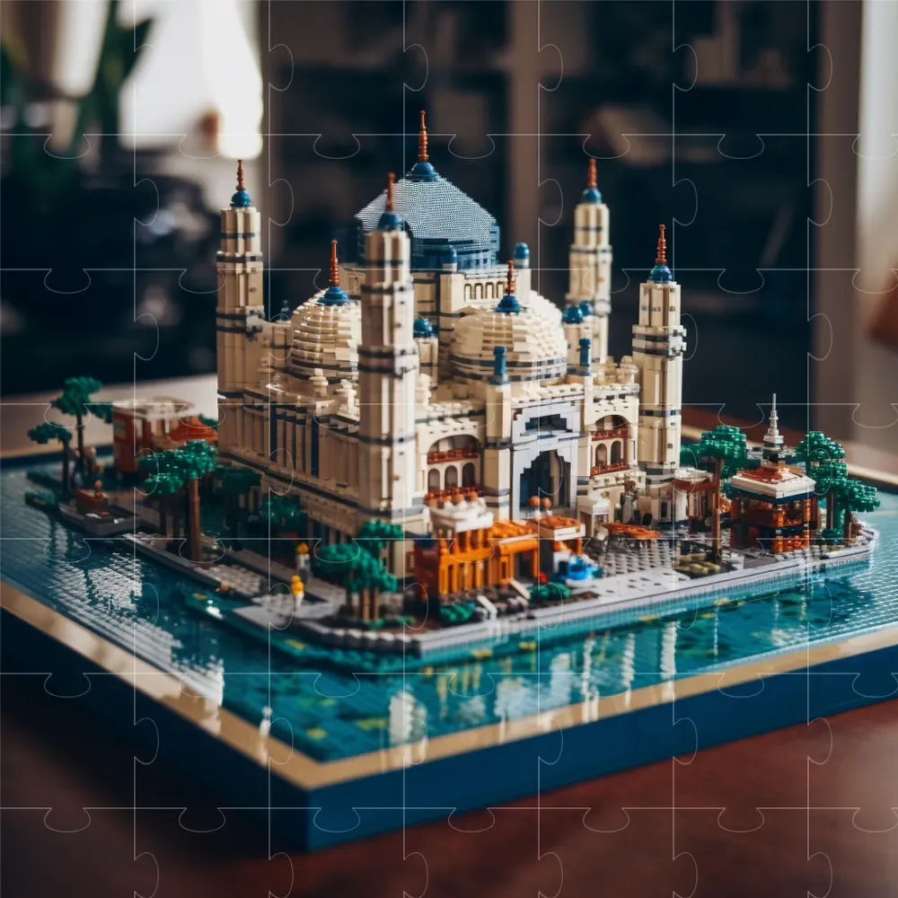 Realistic Miniature Lego Cities Midjourney Prompt | PromptBase