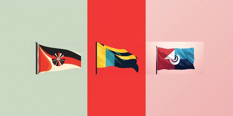 Fictional Countries Flags Midjourney Prompt | PromptBase