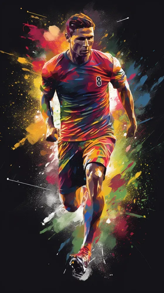 Fifa Football Explosive Illustrations Midjourney Prompt | PromptBase