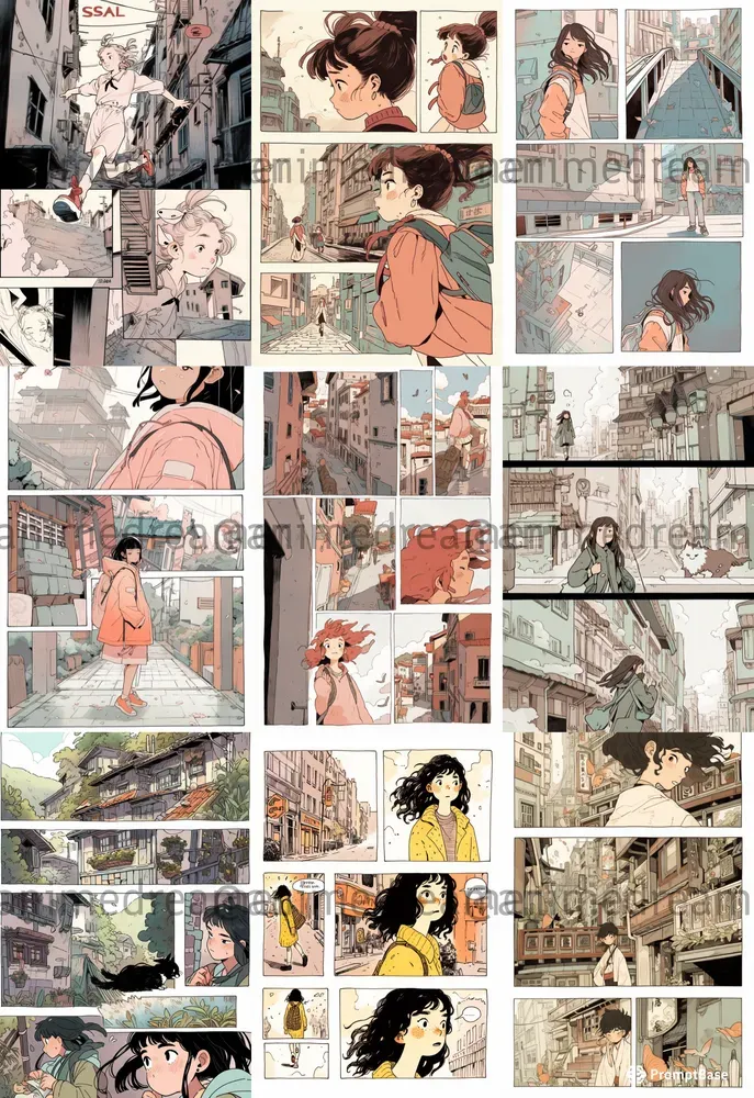 Comic Storyboards Midjourney Prompt | PromptBase