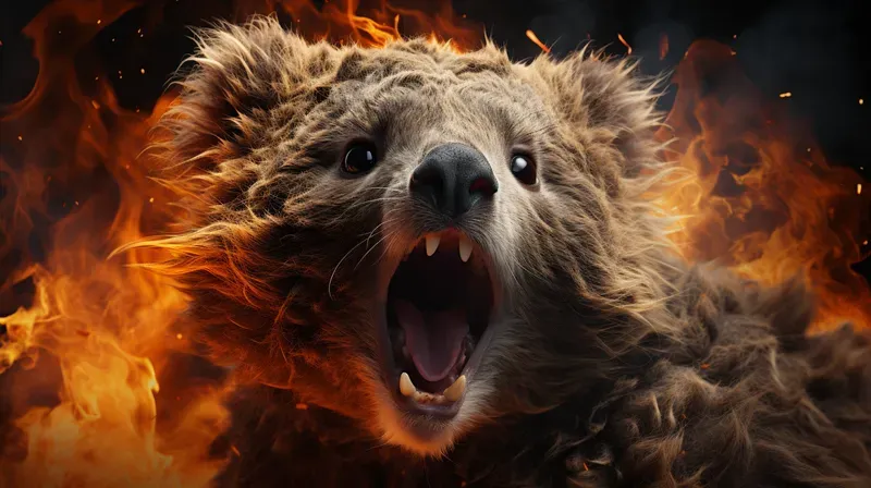 Animals On Fire In Pain Midjourney Prompt | PromptBase