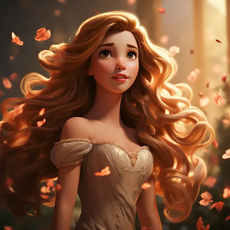 Disney Princess Illustrations Midjourney Prompt | PromptBase