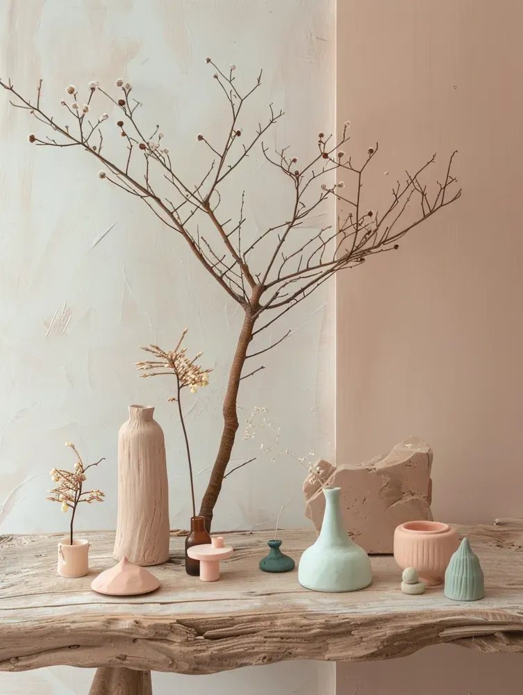 Minimalist Setups Clay Art Midjourney Prompt | PromptBase