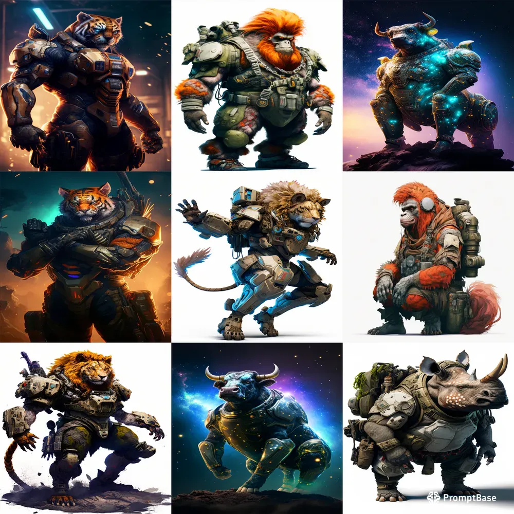 Apex Legends Style Animals Midjourney Prompt | PromptBase