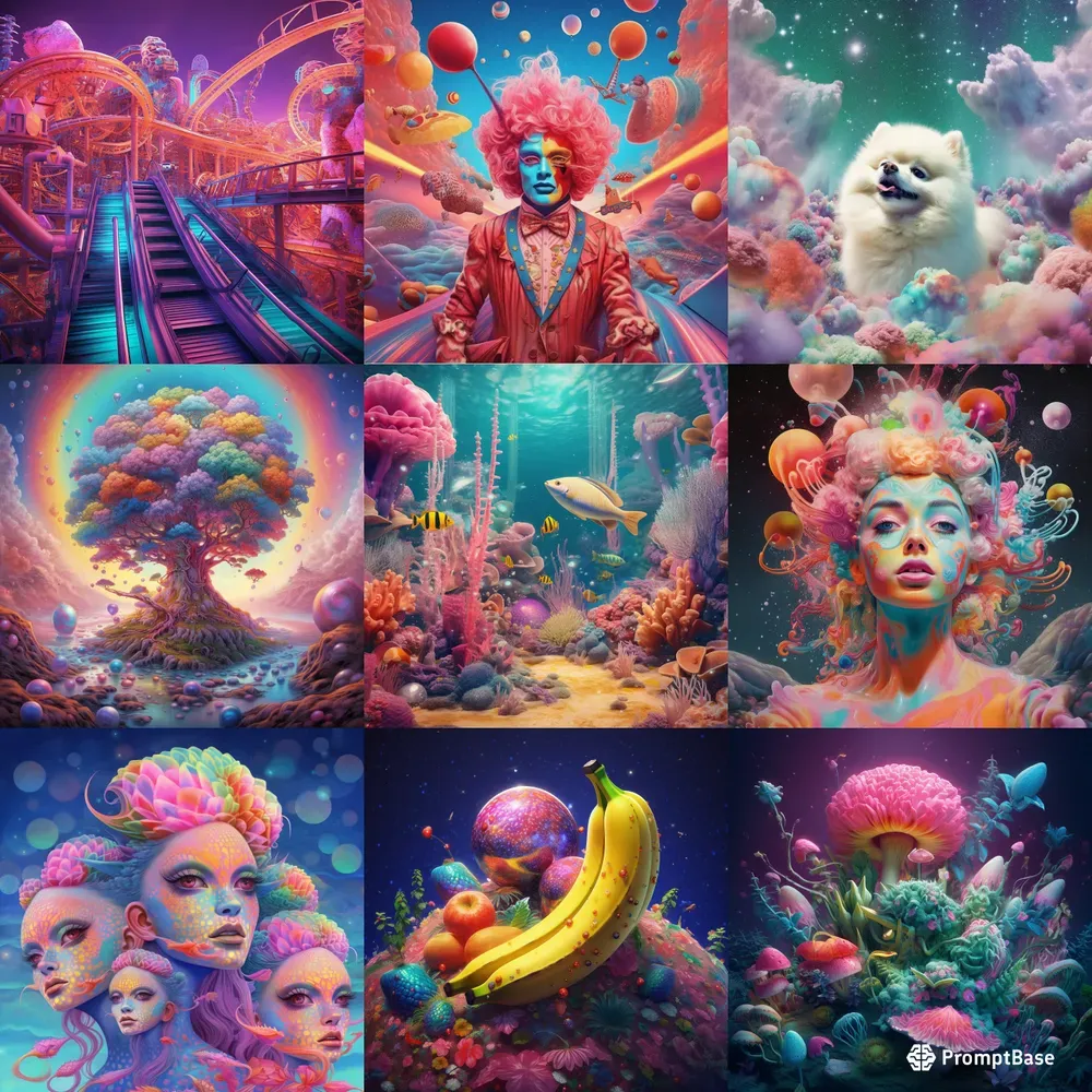 Airbrush Surrealisms Midjourney Prompt | PromptBase
