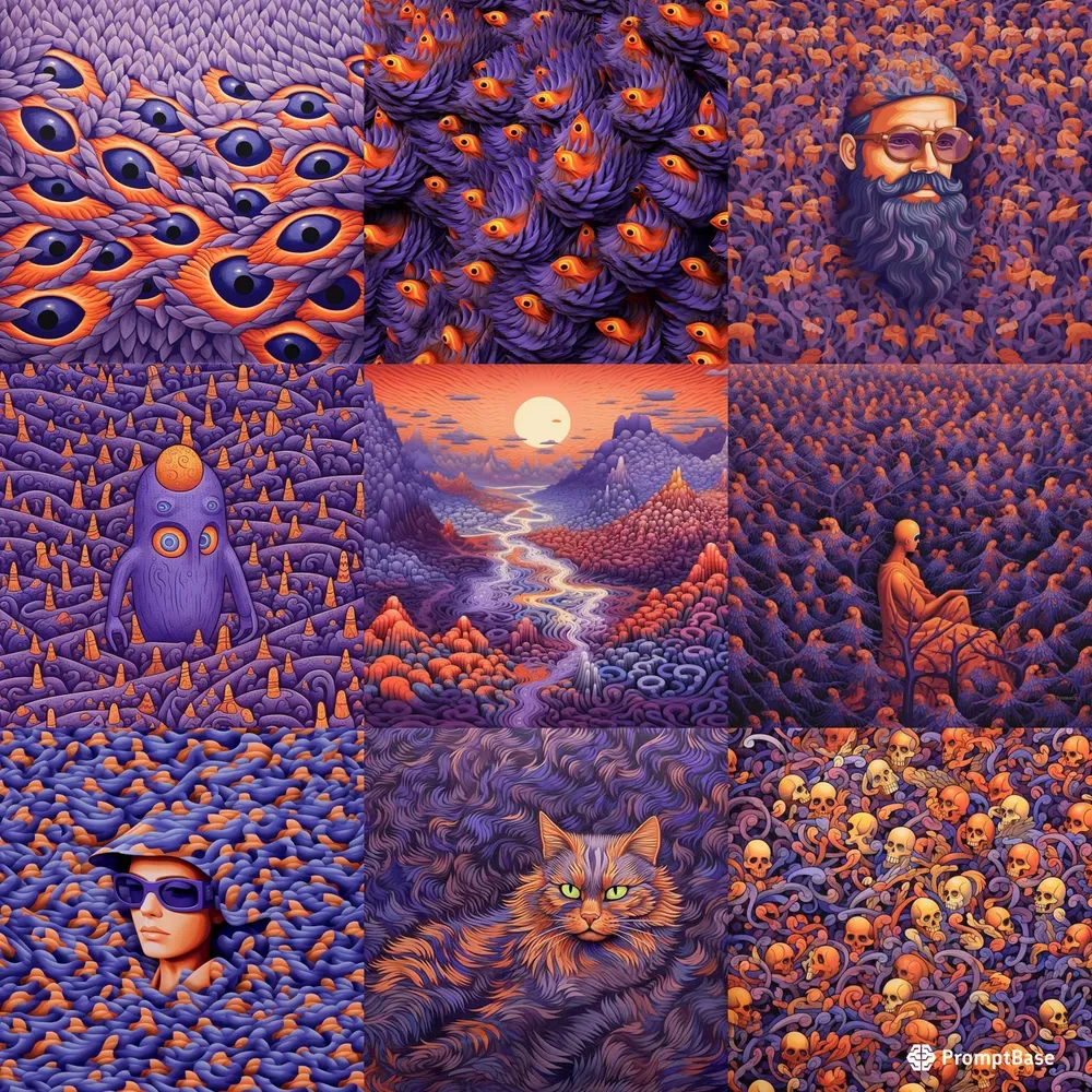 3D Pattern Hidden Dimensions Midjourney Prompt | PromptBase