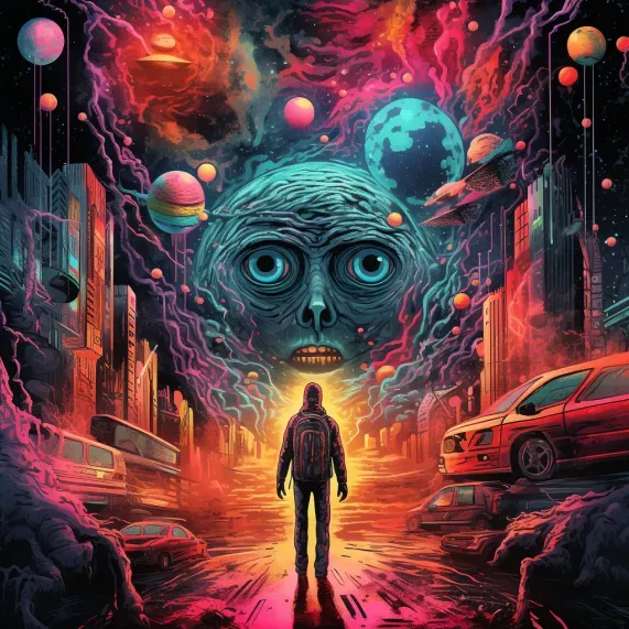 Unbelievably Bizarre Album Covers Midjourney Prompt | PromptBase