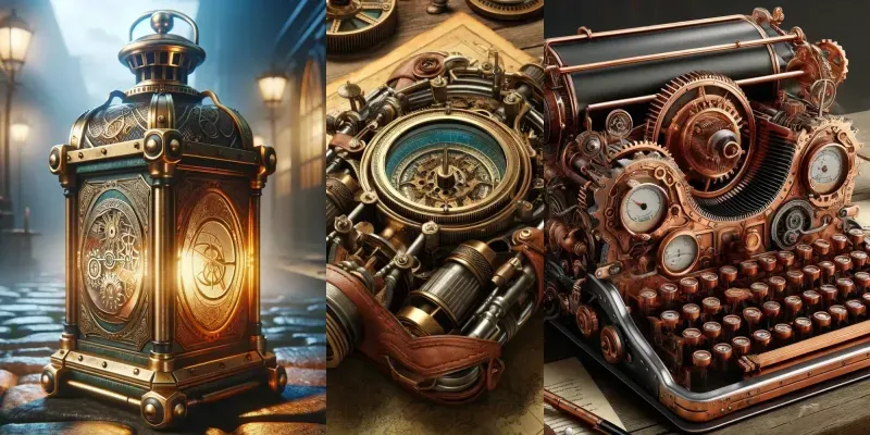 Steampunk Wonders Design Objects DALL·E Prompt | PromptBase