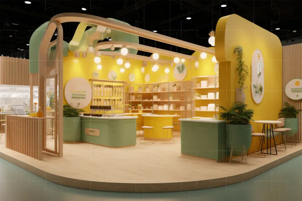 Exhibition Stand Designs Booth Designs Midjourney Prompt | PromptBase