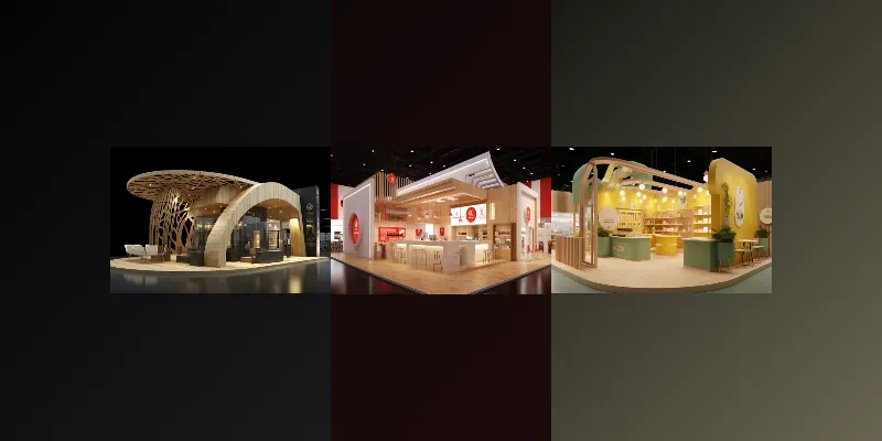 Exhibition Stand Designs Booth Designs Midjourney Prompt | PromptBase