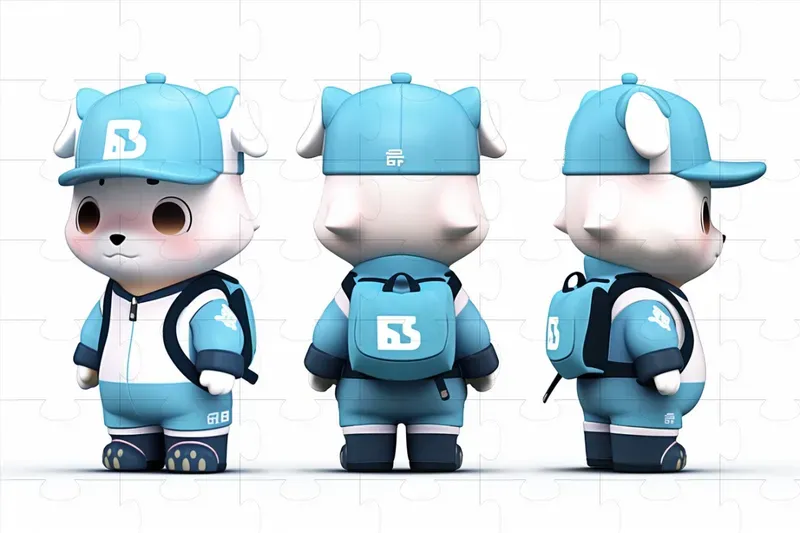 Character Pro Ip Design 3 Views Midjourney Prompt | PromptBase