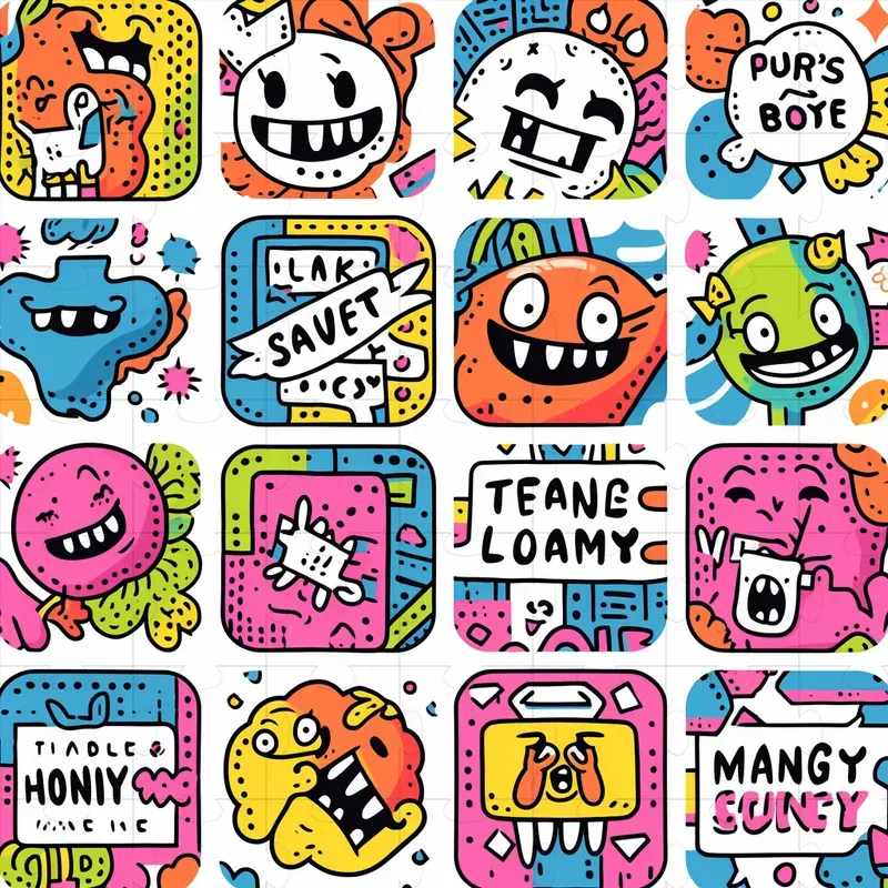 Sticker Fabrics Textiles Midjourney Prompt | PromptBase