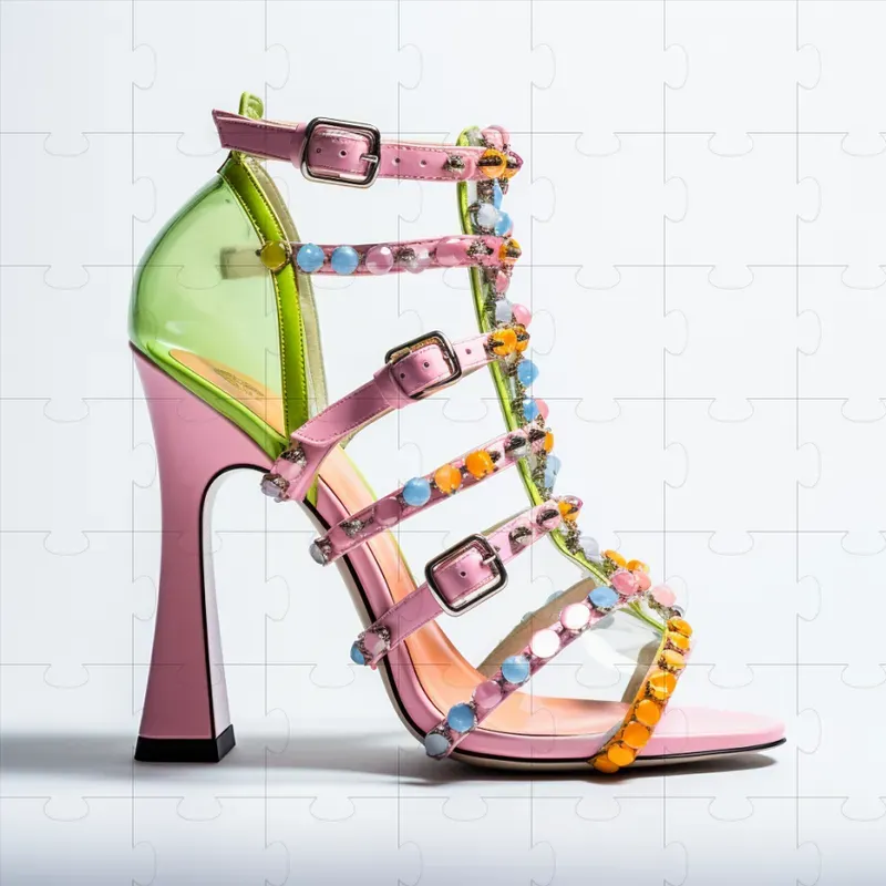 Heals Ss24 Shoe Design Fashion Midjourney Prompt | PromptBase