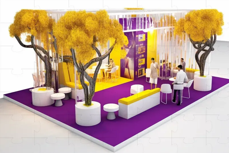 Grand Exhibition Stand Designs Booths Midjourney Prompt | PromptBase