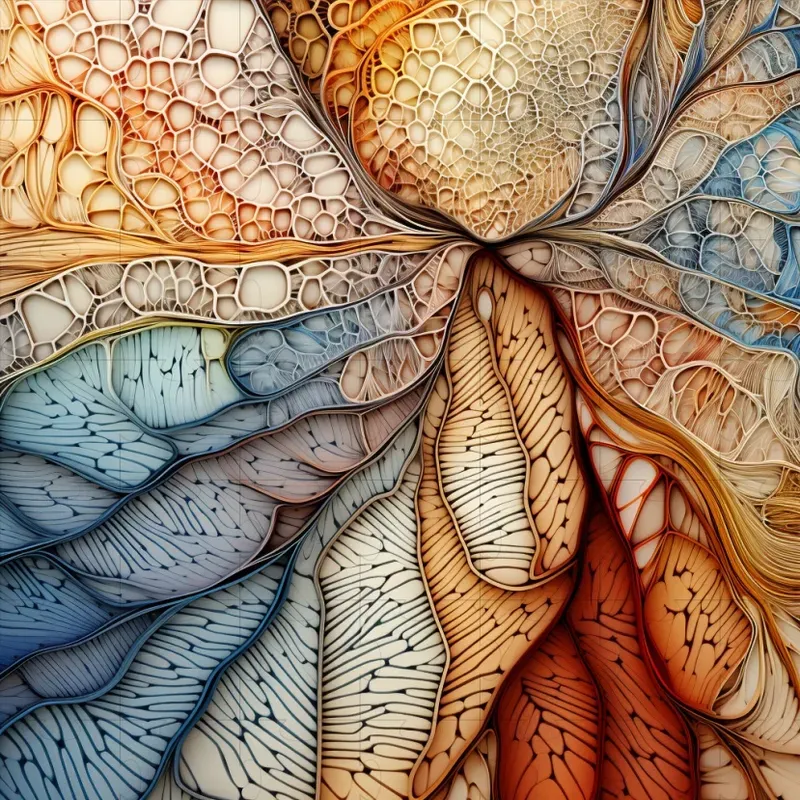 Biometric Abstract Art Midjourney Prompt | PromptBase