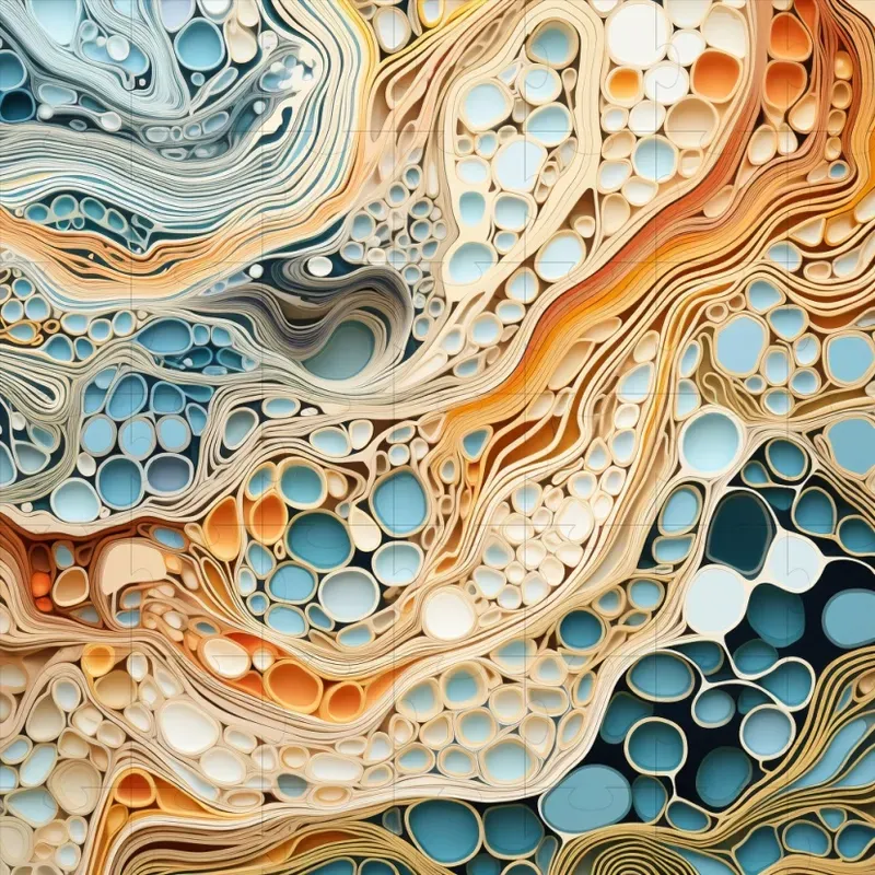 Biometric Abstract Art Midjourney Prompt | PromptBase