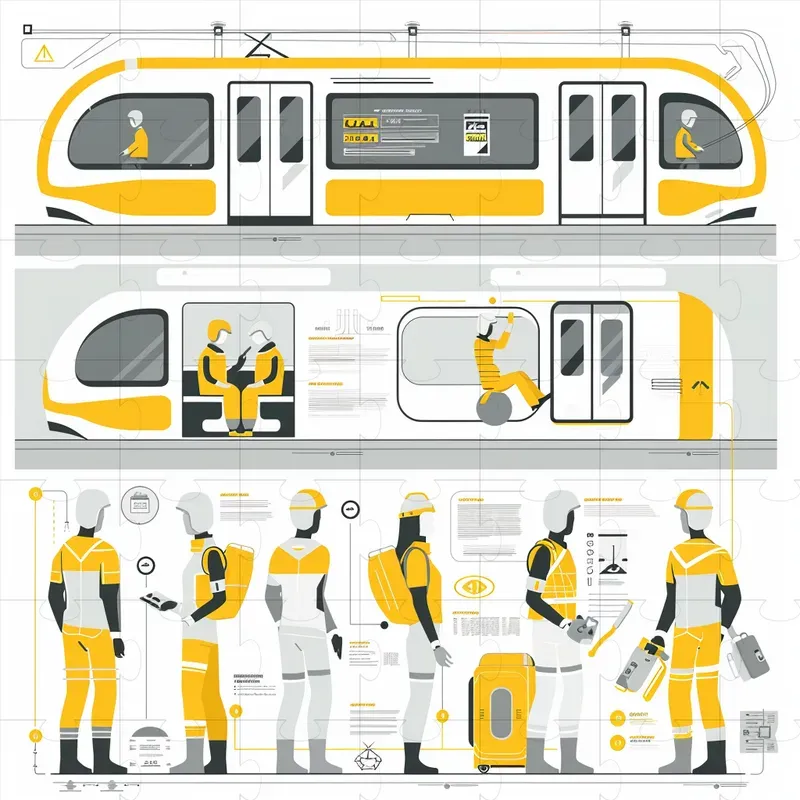 Infographic Transport Safety Illustration Midjourney Prompt | PromptBase