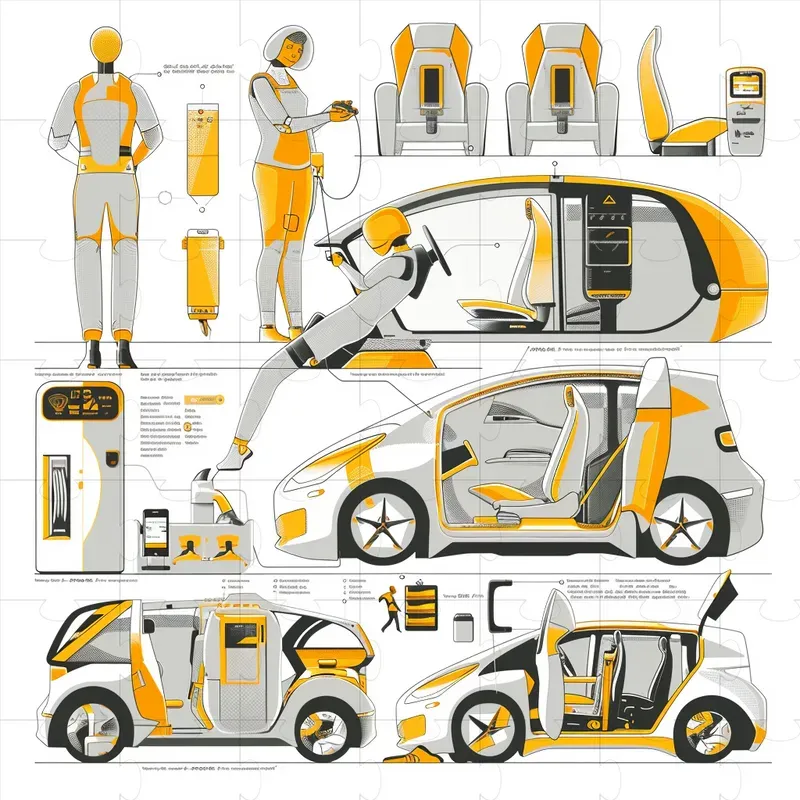 Infographic Transport Safety Illustration Midjourney Prompt | PromptBase