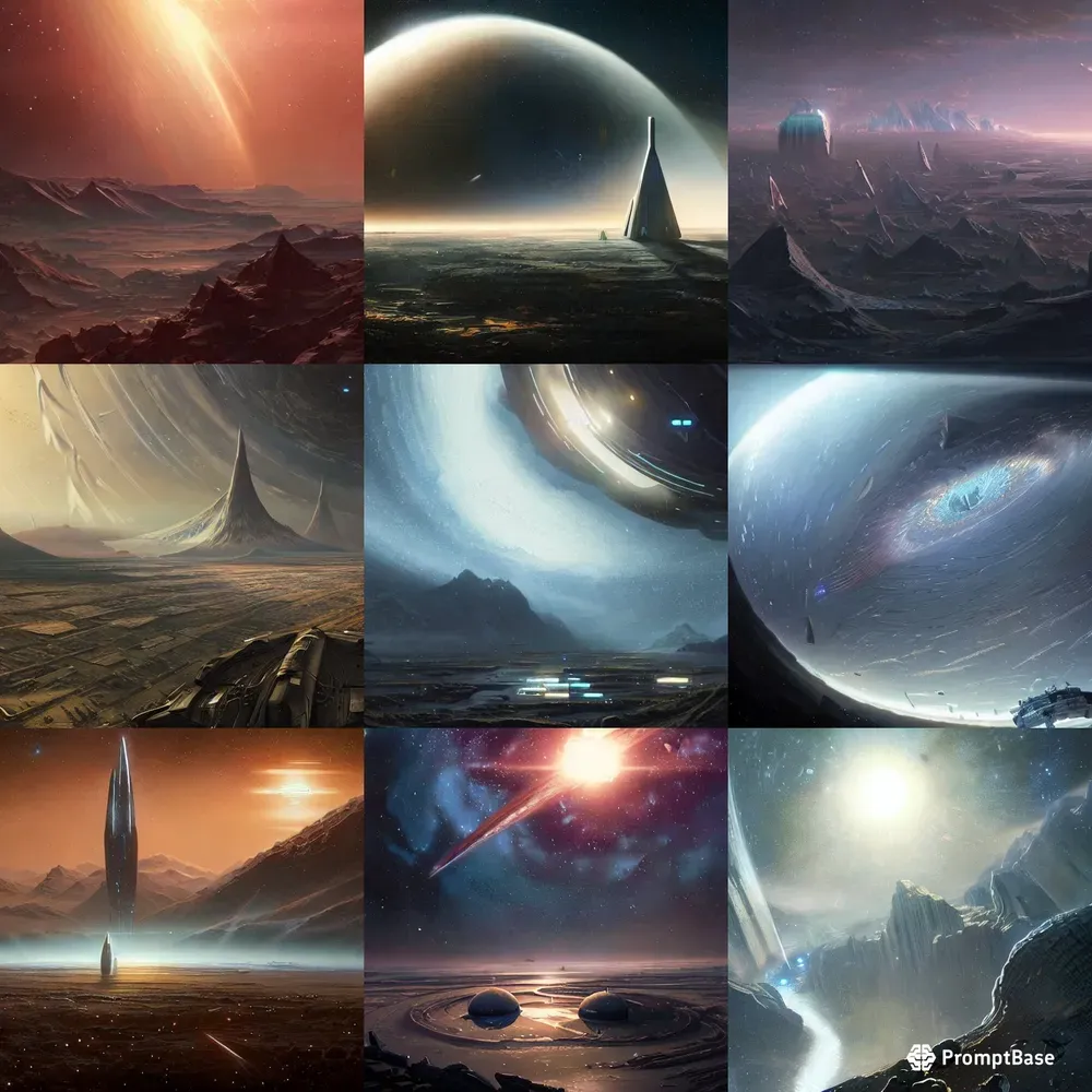 Interstellar Galaxy Illustrations Stable Diffusion Prompt | PromptBase