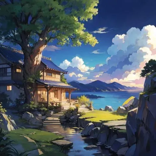 Anime Beautiful Environment Images Leonardo Ai Prompt | PromptBase