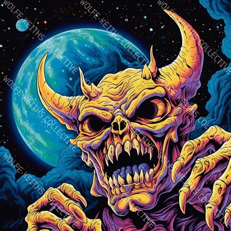 Stoner Rock Art Midjourney Prompt | PromptBase